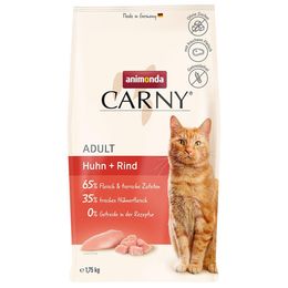 animonda Carny Adult Huhn + Rind Katzen-Trockenfutter getreidefrei 1,75kg