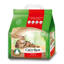 Cats Best Original Katzenstreu Biologisch abbaubare Streu geruchsbindend 5l (2,1kg)