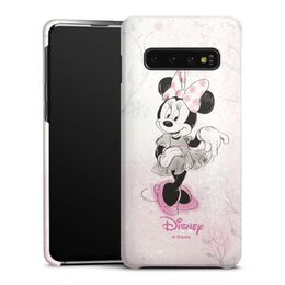 DeinDesign Galaxy S10 Handy Premium Case Smartphone Handyh&uuml;lle Schutzh&uuml;lle gl&auml;nzend Vintage Minnie Mouse Disney Premium Case
