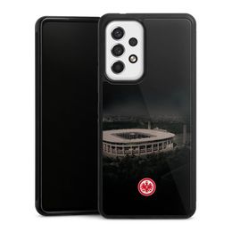 DeinDesign Galaxy A53 5G Handy Gallery Case Handyh&uuml;lle 9H Geh&auml;rtetes Glas R&uuml;ckseite H&uuml;lle Official Licensed Product Stadium Eintracht Frankfurt Gallery Case