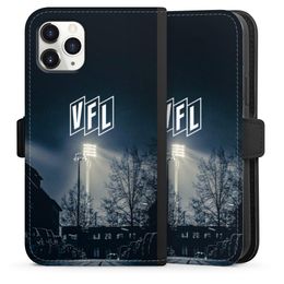 DeinDesign iPhone 11 Pro Handy Klapph&uuml;lle Handyh&uuml;lle aus Kunst Leder schwarz Flip Case Soccer Vfl Osnabr&uuml;ck Official Licensed Product Sideflip mit Lasche