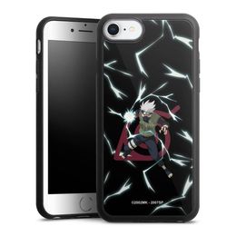 DeinDesign iPhone SE (2020) Handy Gallery Case Handyh&uuml;lle 9H Geh&auml;rtetes Glas R&uuml;ckseite H&uuml;lle Kakashi Naruto Shippuden Official Licensed Product Gallery Case
