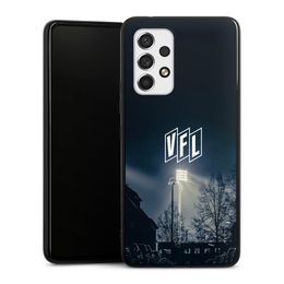 DeinDesign Galaxy A53 5G Handy Silikon H&uuml;lle Case schwarz Handyh&uuml;lle Soccer Vfl Osnabr&uuml;ck Official Licensed Product