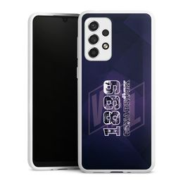 DeinDesign Galaxy A33 5G Handy Silikon H&uuml;lle Case wei&szlig; Handyh&uuml;lle Official Licensed Product Sports Vfl Osnabr&uuml;ck Silikon Case