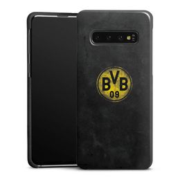 DeinDesign Galaxy S10 Handy Premium Case Smartphone Handyh&uuml;lle Schutzh&uuml;lle gl&auml;nzend Bvb Borussia Dortmund Merchandise Premium Case