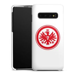DeinDesign Galaxy S10 Handy Premium Case Smartphone Handyh&uuml;lle Schutzh&uuml;lle gl&auml;nzend Official Licensed Product Sge Eintracht Frankfurt Premium Case