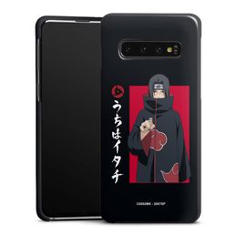 DeinDesign Galaxy S10 Handy Premium Case Smartphone Handyh&uuml;lle Schutzh&uuml;lle gl&auml;nzend Official Licensed Product Itachi Uchiha Naruto Shippuden Premium Case
