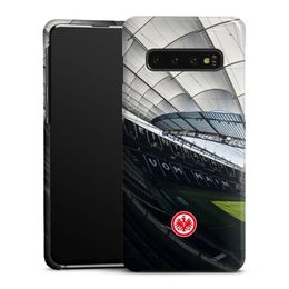 DeinDesign Galaxy S10 Handy Premium Case Smartphone Handyh&uuml;lle Schutzh&uuml;lle gl&auml;nzend Eintracht Frankfurt Stadium Official Licensed Product Premium Case