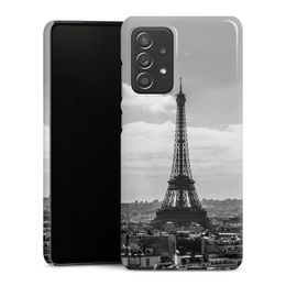 DeinDesign Galaxy A52s 5G Handy Premium Case Smartphone Handyh&uuml;lle Schutzh&uuml;lle gl&auml;nzend Eiffeltour Paris France Premium Case
