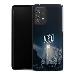 DeinDesign Galaxy A52s 5G Handy Slim Case extra d&uuml;nn Silikon Handyh&uuml;lle schwarz H&uuml;lle Soccer Vfl Osnabr&uuml;ck Official Licensed Product Silikon Slim Case