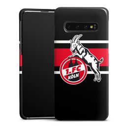 DeinDesign Galaxy S10 Handy Premium Case Smartphone Handyh&uuml;lle Schutzh&uuml;lle gl&auml;nzend Official Licensed Product 1. Fc K&ouml;ln Logo Premium Case