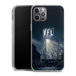DeinDesign iPhone 12 Pro Max Handy Silikon H&uuml;lle Case transparent Handyh&uuml;lle Soccer Vfl Osnabr&uuml;ck Official Licensed Product Silikon Case