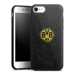 DeinDesign iPhone SE (2020) Handy Gallery Case Handyh&uuml;lle 9H Geh&auml;rtetes Glas R&uuml;ckseite H&uuml;lle Borussia Dortmund Bvb Merchandise Gallery Case