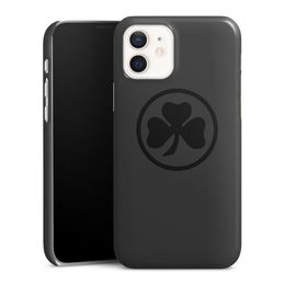 DeinDesign iPhone 12 Handy Premium Case Smartphone Handyh&uuml;lle Schutzh&uuml;lle gl&auml;nzend Official Licensed Product Spvgg Greuther F&uuml;rth Clover Premium Case
