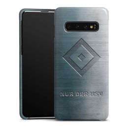 DeinDesign Galaxy S10 Handy Premium Case Smartphone Handyh&uuml;lle Schutzh&uuml;lle gl&auml;nzend Metallic Look Hsv Hamburger Sv Premium Case