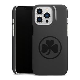 DeinDesign iPhone 13 Pro Handy Premium Case Smartphone Handyh&uuml;lle Schutzh&uuml;lle gl&auml;nzend Official Licensed Product Spvgg Greuther F&uuml;rth Clover Premium Case