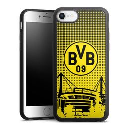 DeinDesign iPhone SE (2020) Handy Gallery Case Handyh&uuml;lle 9H Geh&auml;rtetes Glas R&uuml;ckseite H&uuml;lle Bvb Stadium Borussia Dortmund Gallery Case
