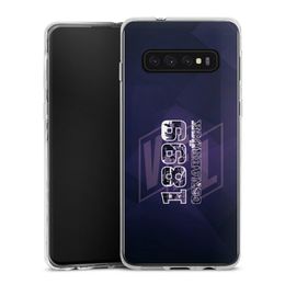 DeinDesign Galaxy S10 Plus Handy Silikon H&uuml;lle Case transparent Handyh&uuml;lle Vfl Osnabr&uuml;ck Sports Official Licensed Product Silikon Case