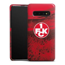 DeinDesign Galaxy S10 Handy Premium Case Smartphone Handyh&uuml;lle Schutzh&uuml;lle gl&auml;nzend 1. Fck 1. Fc Kaiserslautern Official Licensed Product Premium Case