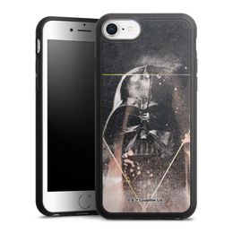 DeinDesign iPhone SE (2020) Handy Gallery Case Handyh&uuml;lle 9H Geh&auml;rtetes Glas R&uuml;ckseite H&uuml;lle Official Licensed Product Darth Vader Star Wars Gallery Case