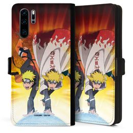 DeinDesign Huawei P30 Pro Handy Klapph&uuml;lle Handyh&uuml;lle aus Kunst Leder schwarz Flip Case Naruto Shippuden Minato Namikaze Official Licensed Product Sideflip mit 