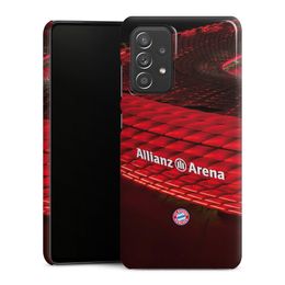 DeinDesign Galaxy A52s 5G Handy Premium Case Smartphone Handyh&uuml;lle Schutzh&uuml;lle gl&auml;nzend Stadium Fc Bayern M&uuml;nchen Fcb Premium Case
