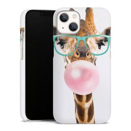 DeinDesign iPhone 13 Handy Premium Case Smartphone Handyh&uuml;lle Schutzh&uuml;lle matt Giraffe Animals Glasses Premium Case