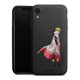 DeinDesign iPhone Xr Handy Premium Silikon H&uuml;lle Handyh&uuml;lle schwarz Case Sensei Naruto Shippuden Hokage Silikon Premium Case
