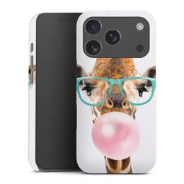 DeinDesign iPhone 17 Pro Handy Premium Case Smartphone Handyh&uuml;lle Schutzh&uuml;lle matt Giraffe Animals Glasses Premium Case
