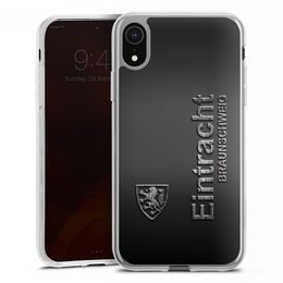 DeinDesign iPhone Xr Handy Silikon H&uuml;lle Case transparent Handyh&uuml;lle Logo Eintracht Braunschweig Official Licensed Product Silikon Case