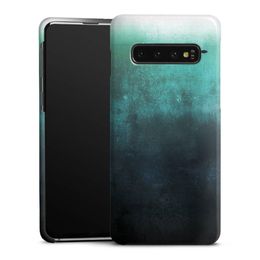 DeinDesign Galaxy S10 Handy Premium Case Smartphone Handyh&uuml;lle Schutzh&uuml;lle gl&auml;nzend Turquoise Water Fish Premium Case