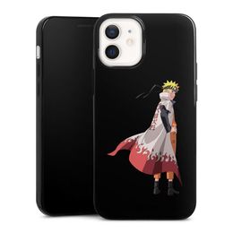 DeinDesign iPhone 12 mini Handy Slim Case extra d&uuml;nn Silikon Handyh&uuml;lle schwarz H&uuml;lle Sensei Naruto Shippuden Hokage Silikon Slim Case