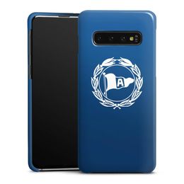 DeinDesign Galaxy S10 Handy Premium Case Smartphone Handyh&uuml;lle Schutzh&uuml;lle gl&auml;nzend Arminia Bielefeld Soccer Official Licensed Product Premium Case