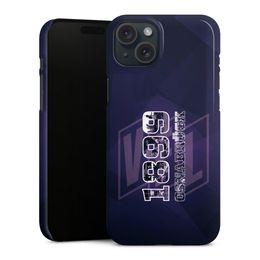 DeinDesign iPhone 15 Plus Handy Premium Case Smartphone Handyh&uuml;lle Schutzh&uuml;lle gl&auml;nzend Vfl Osnabr&uuml;ck Sports Official Licensed Product Premium Case