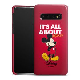 DeinDesign Galaxy S10 Handy Premium Case Smartphone Handyh&uuml;lle Schutzh&uuml;lle gl&auml;nzend Disney Official Licensed Product Mouse Premium Case