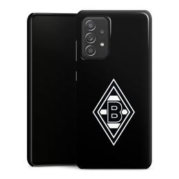 DeinDesign Galaxy A52s 5G Handy Premium Case Smartphone Handyh&uuml;lle Schutzh&uuml;lle gl&auml;nzend Borussia M&ouml;nchengladbach Gladbach Coat Of Arms Premium Case