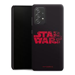 DeinDesign Galaxy A52s 5G Handy Premium Case Smartphone Handyh&uuml;lle Schutzh&uuml;lle matt Star Wars Merchandise Logo Premium Case