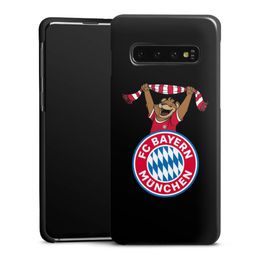 DeinDesign Galaxy S10 Handy Premium Case Smartphone Handyh&uuml;lle Schutzh&uuml;lle gl&auml;nzend Bernie Official Licensed Product Fc Bayern M&uuml;nchen Premium Case