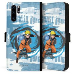 DeinDesign Huawei P30 Pro Handy Klapph&uuml;lle Handyh&uuml;lle aus Kunst Leder schwarz Flip Case Official Licensed Product Manga Naruto Shippuden Sideflip mit langer 