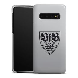 DeinDesign Galaxy S10 Handy Premium Case Smartphone Handyh&uuml;lle Schutzh&uuml;lle gl&auml;nzend Logo Official Licensed Product Vfb Stuttgart Premium Case