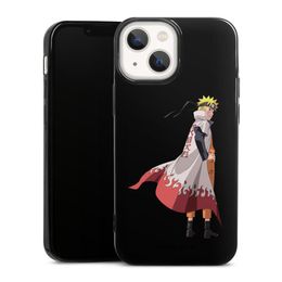 DeinDesign iPhone 13 Mini Handy Slim Case extra d&uuml;nn Silikon Handyh&uuml;lle schwarz H&uuml;lle Sensei Naruto Shippuden Hokage Silikon Slim Case