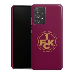 DeinDesign Galaxy A52s 5G Handy Premium Case Smartphone Handyh&uuml;lle Schutzh&uuml;lle gl&auml;nzend 125 Jahre 1. Fc Kaiserslautern 1. Fck Premium Case