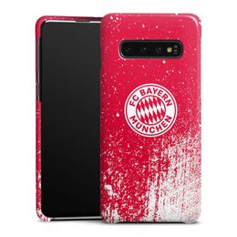 DeinDesign Galaxy S10 Handy Premium Case Smartphone Handyh&uuml;lle Schutzh&uuml;lle gl&auml;nzend Fcb Fc Bayern M&uuml;nchen Official Licensed Product Premium Case
