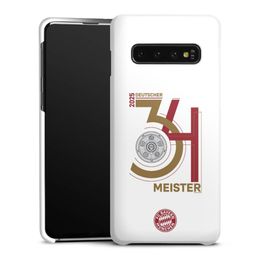 DeinDesign Galaxy S10 Handy Premium Case Smartphone Handyh&uuml;lle Schutzh&uuml;lle gl&auml;nzend Official Licensed Product Master Fc Bayern M&uuml;nchen Premium Case