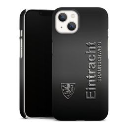 DeinDesign iPhone 13 Handy Premium Case Smartphone Handyh&uuml;lle Schutzh&uuml;lle matt Logo Eintracht Braunschweig Official Licensed Product Premium Case
