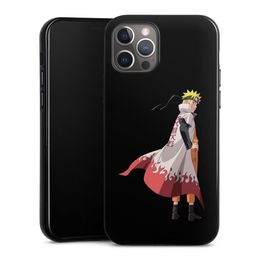 DeinDesign iPhone 12 Pro Handy Silikon H&uuml;lle Case schwarz Handyh&uuml;lle Sensei Naruto Shippuden Hokage