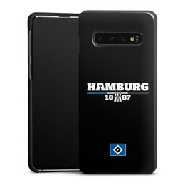 DeinDesign Galaxy S10 Handy Premium Case Smartphone Handyh&uuml;lle Schutzh&uuml;lle gl&auml;nzend Hamburg Official Licensed Product Hsv Premium Case