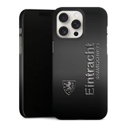 DeinDesign iPhone 15 Pro Max Handy Premium Case Smartphone Handyh&uuml;lle Schutzh&uuml;lle matt Logo Eintracht Braunschweig Official Licensed Product Premium Case