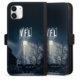 DeinDesign iPhone 11 Handy Klapph&uuml;lle Handyh&uuml;lle aus Kunst Leder schwarz Flip Case Soccer Vfl Osnabr&uuml;ck Official Licensed Product Sideflip mit Lasche