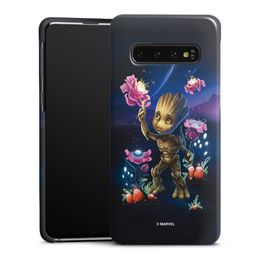 DeinDesign Galaxy S10 Handy Premium Case Smartphone Handyh&uuml;lle Schutzh&uuml;lle gl&auml;nzend Baby Groot Marvel Guardians Of The Galaxy Premium Case